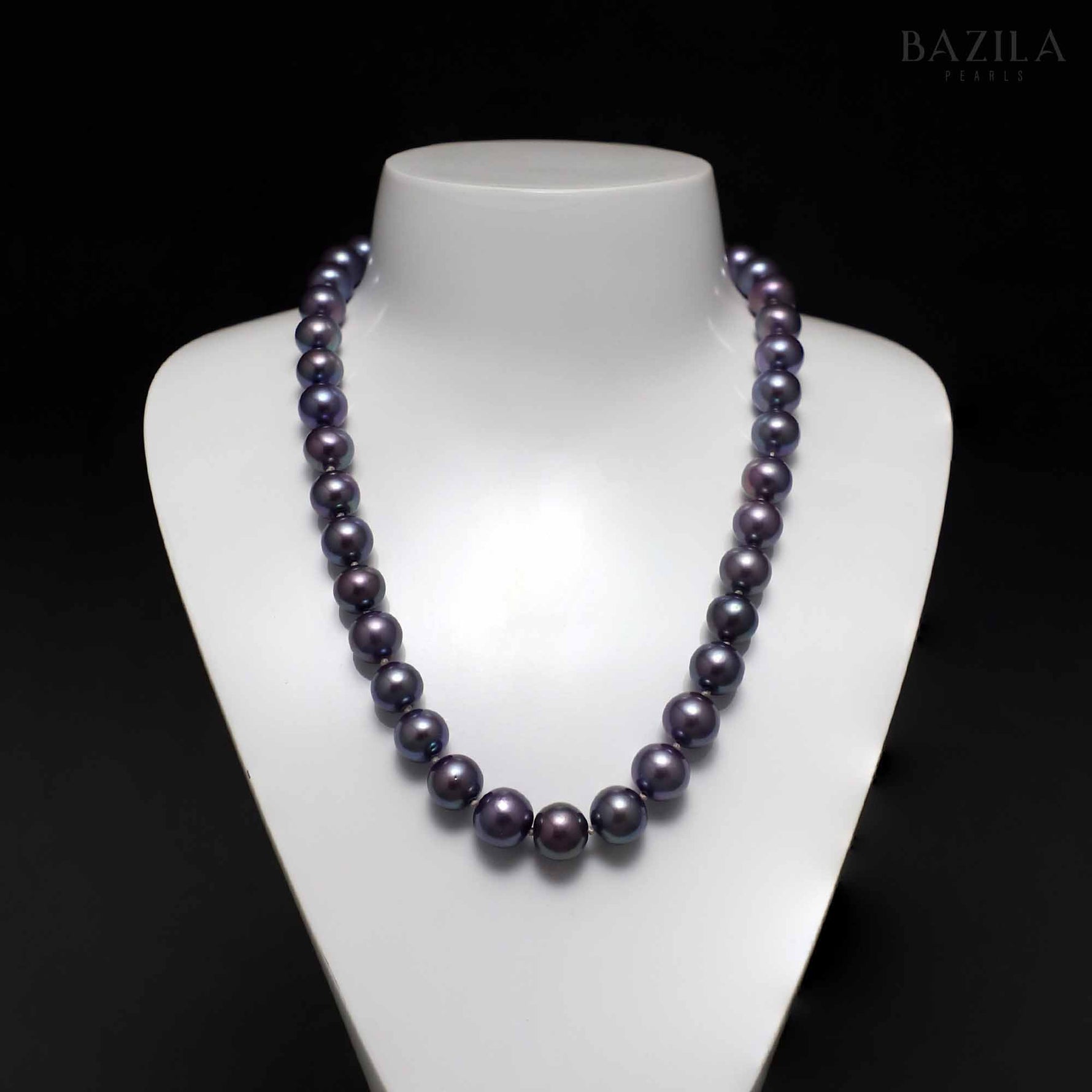 Ocean's Whisper Purple Edison Pearl Necklace